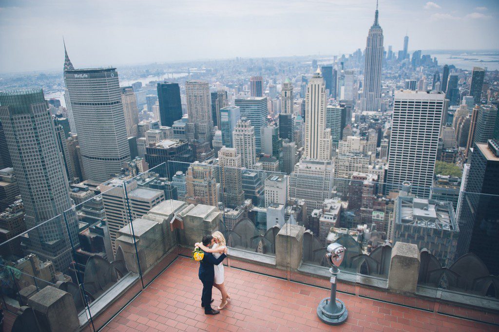 Rockefeller Center Elopement | Top of the Rock Hochzeit