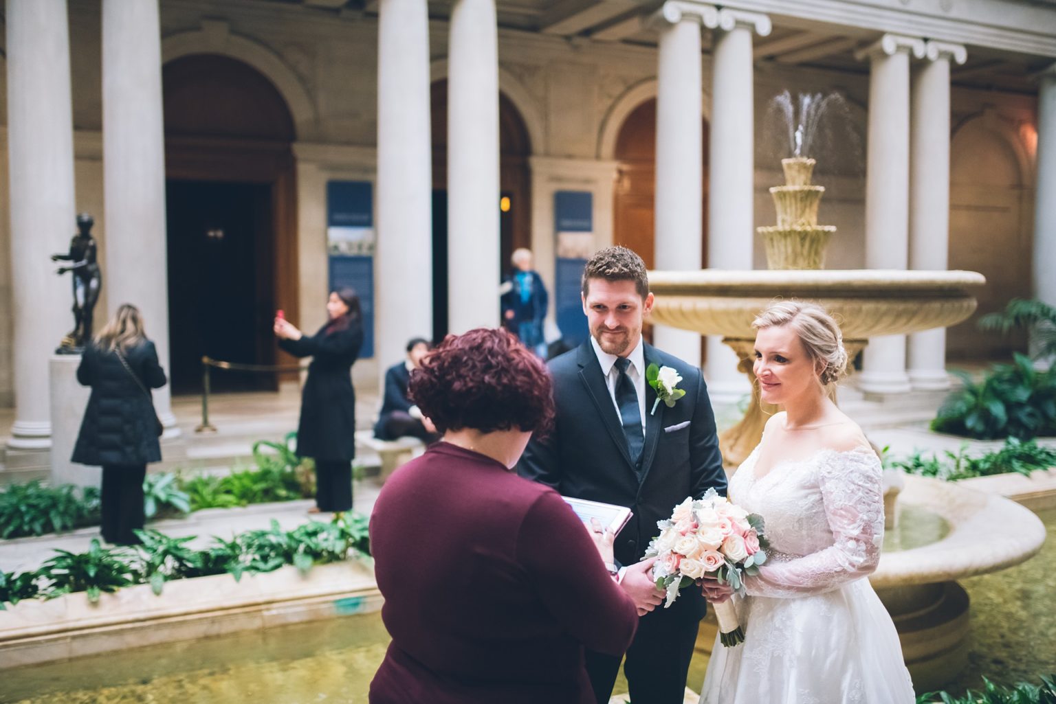 Frick Collection Wedding of Ashley & Jason |A Frick Museum Elopement