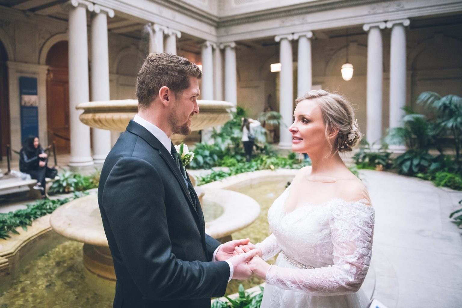 Frick Collection Wedding of Ashley & Jason |A Frick Museum Elopement