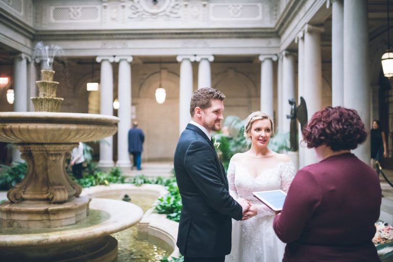 Frick Collection Wedding of Ashley & Jason |A Frick Museum Elopement