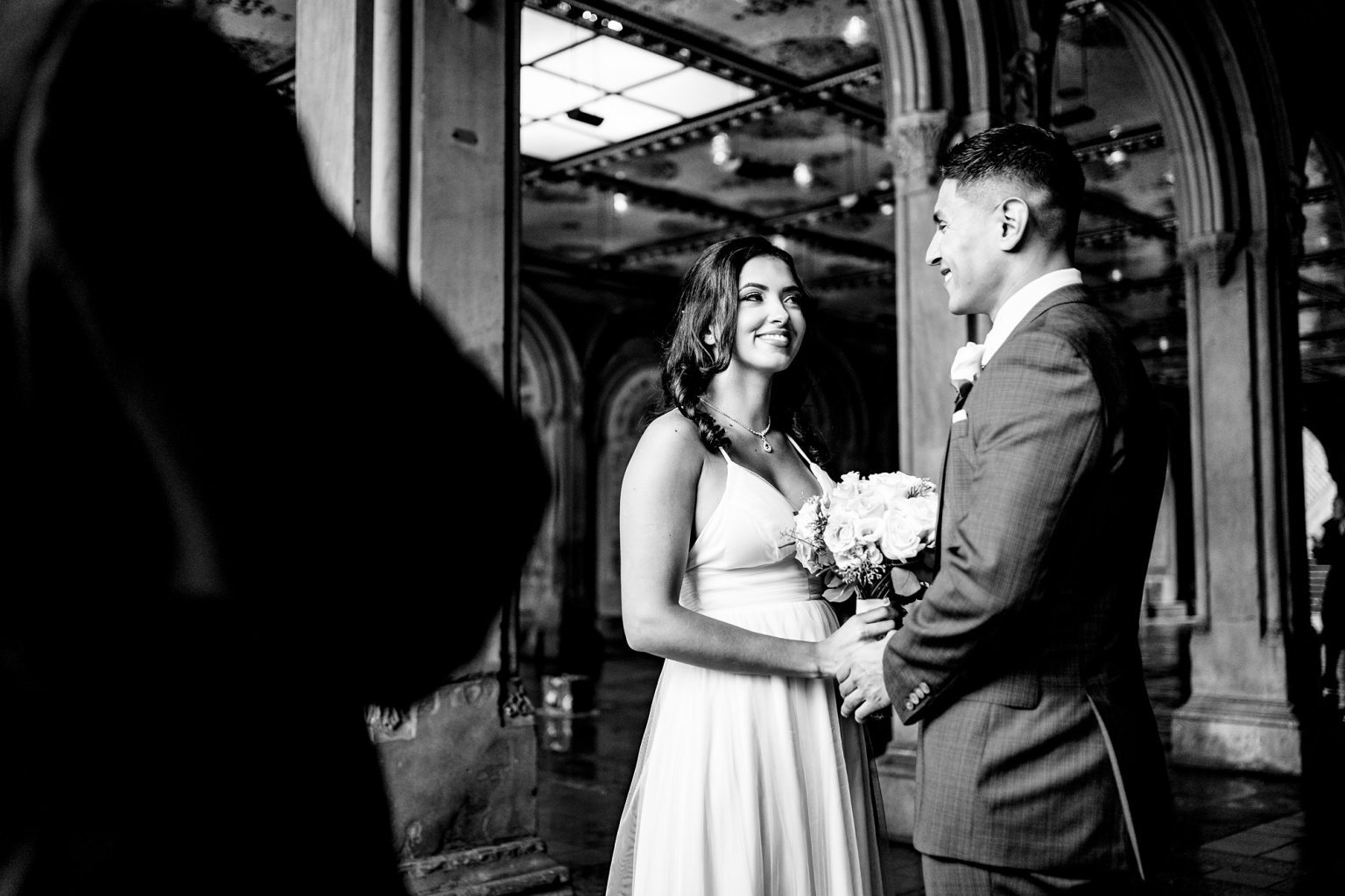 The Bethesda Arcade Elopement of Jessica & Edgar